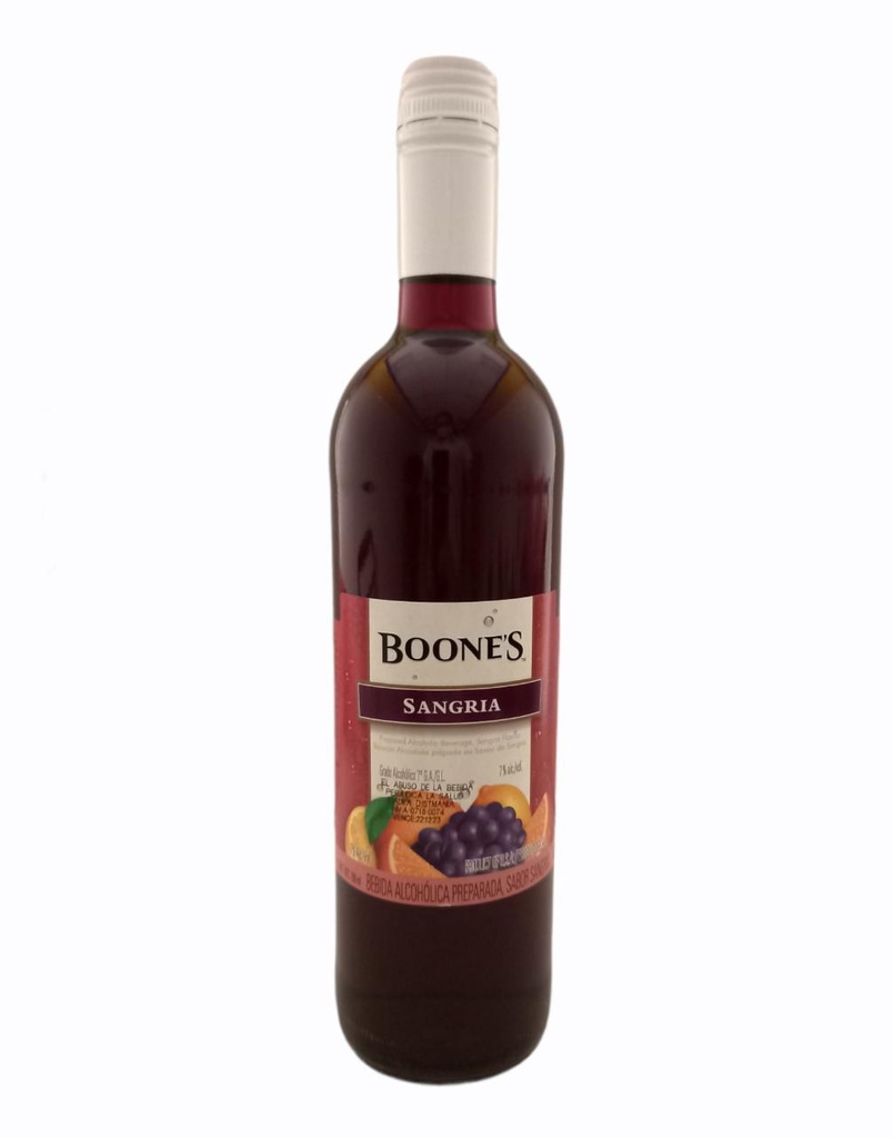 VINO BOONES SANGRIA 750ML | Supermercado El Éxito