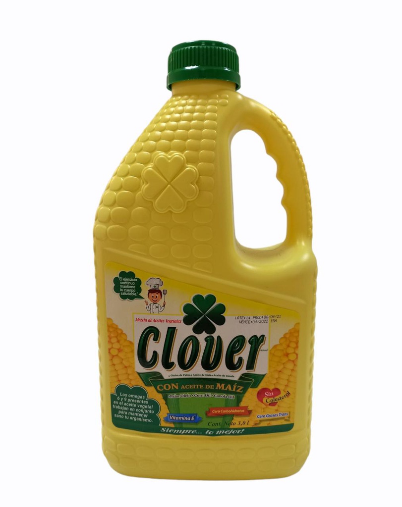 ACEITE CLOVER CON MAIZ 3 LT | Supermercado El Éxito