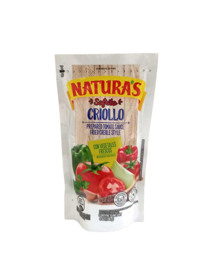 SOFRITO CRIOLLO NATURAS 106 G | Supermercado El Éxito