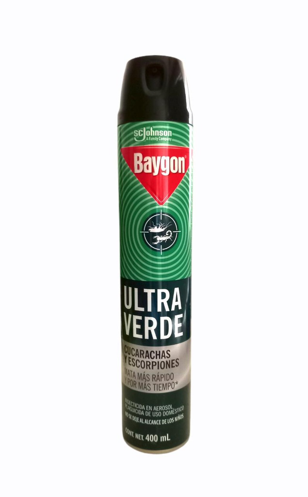 BAYGON ULTRA VERDE 400ML | Supermercado El Éxito