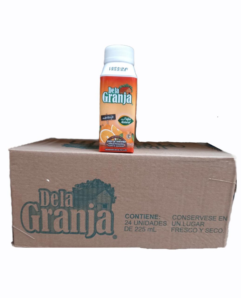 CAJA DE JUGO DE LA GRANJA C/PULPA 225M 24 UNDS | Supermercado El Éxito