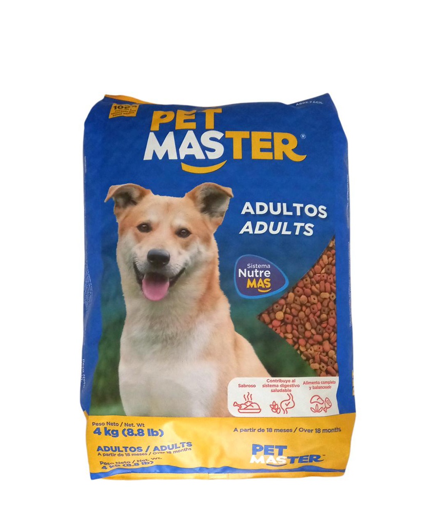 PET MASTER ADULTO 4 KG | Supermercado El Éxito