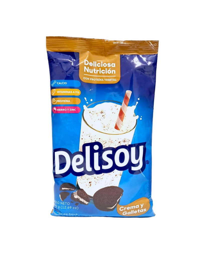 DELISOY CREMA Y GALLETAS 360G | Supermercado El Éxito