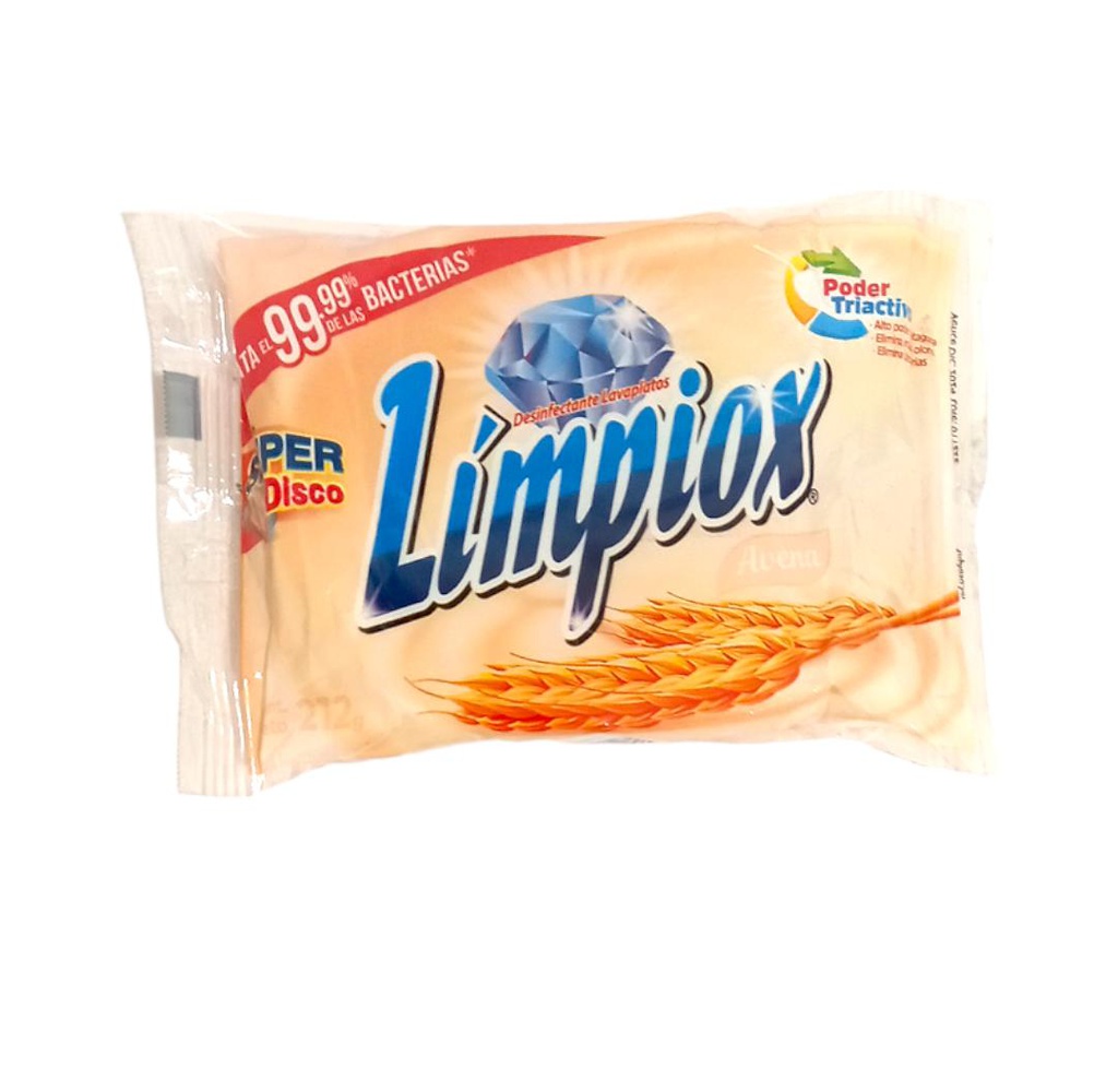 LAVAPLATOS LIMPIOX AVENA 212G | Supermercado El Éxito