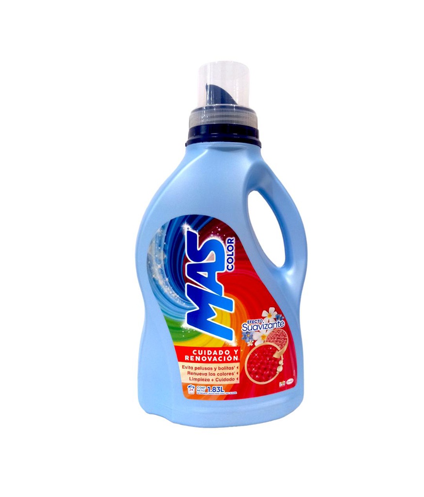 MAS COLOR C/SUAVIZANTE 1 83 LT | Supermercado El Éxito