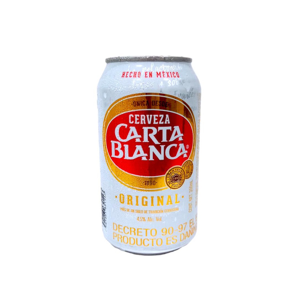 CERVEZA CARTA BLANCA 355ML LAT | Supermercado El Éxito
