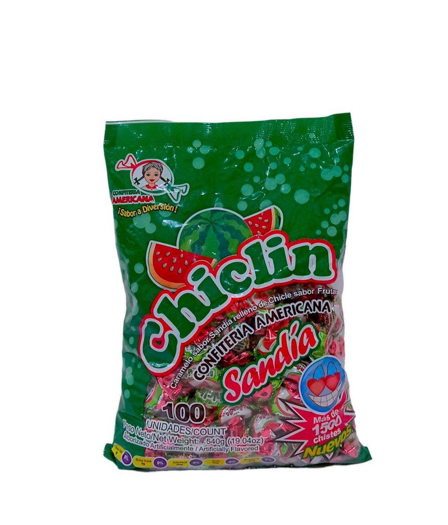 CONFITE CHICLIN SANDIA 100UDS | Supermercado El Éxito