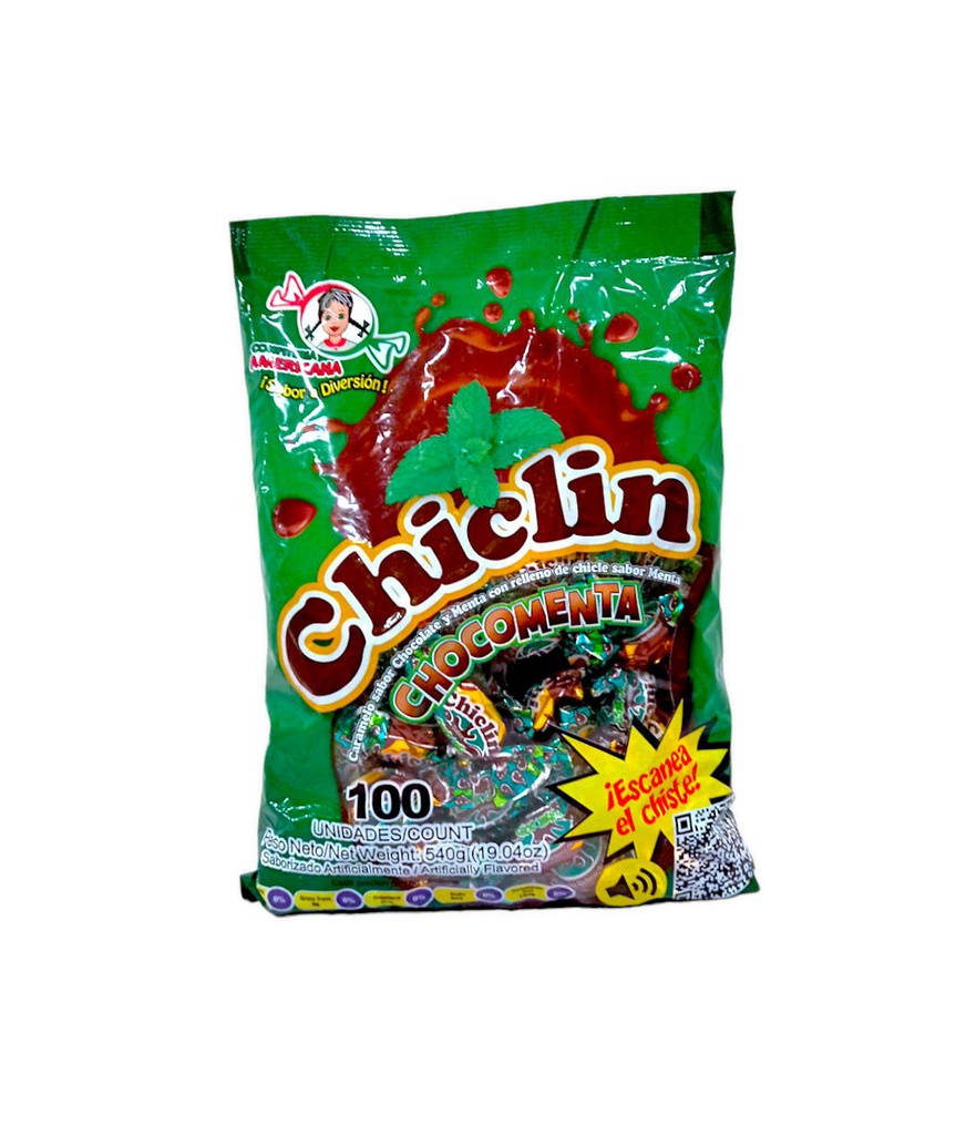 CONFITE CHICLIN CHOCOMENTA 100 | Supermercado El Éxito