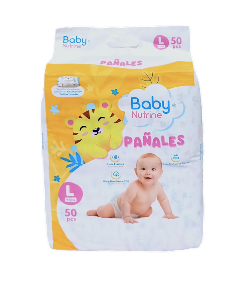 PAÑALES BABY NUTRINE TALLA L | Supermercado El Éxito