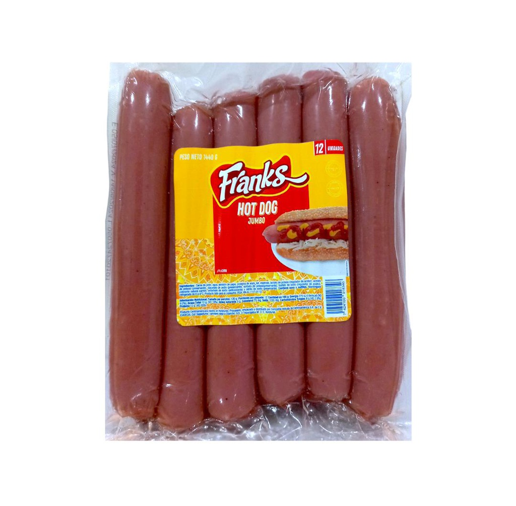 HOT DOG FRANKS JUMBO 1440G | Supermercado El Éxito