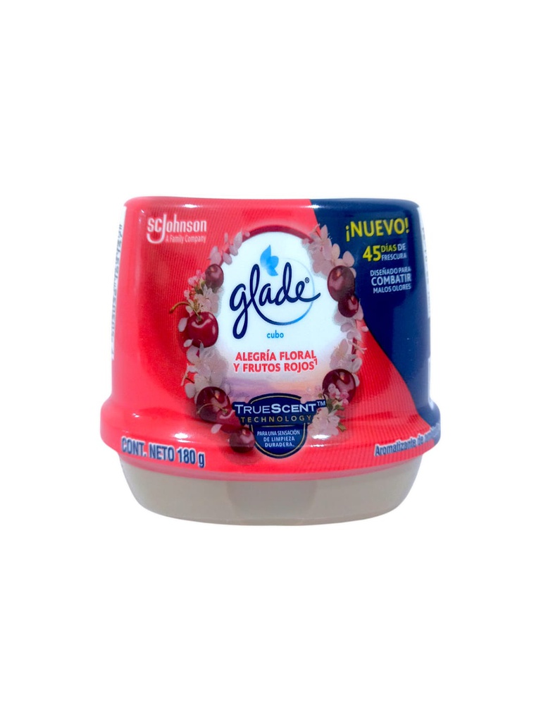 GLADE CUBO FLORAL/ FRUTOS 180G | Supermercado El Éxito