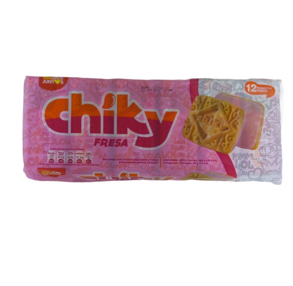 GALLETA CHIKY DE FRESA | Supermercado El Éxito
