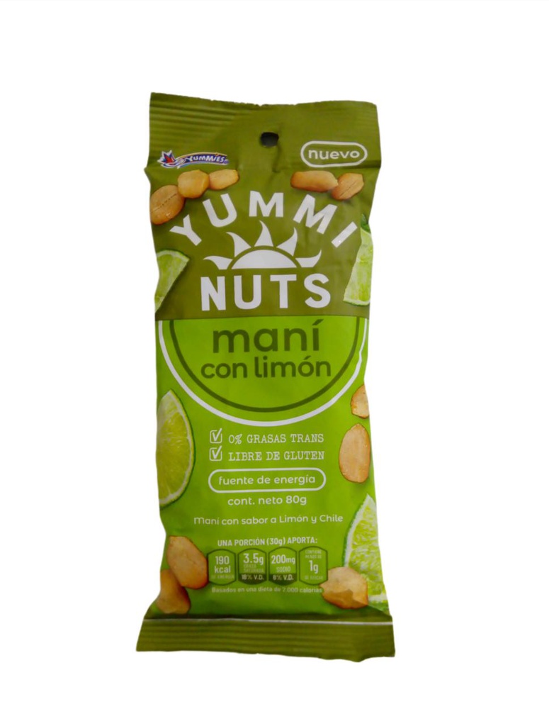MANI LIMON Y CHILE YUMMIES 80G | Supermercado El Éxito