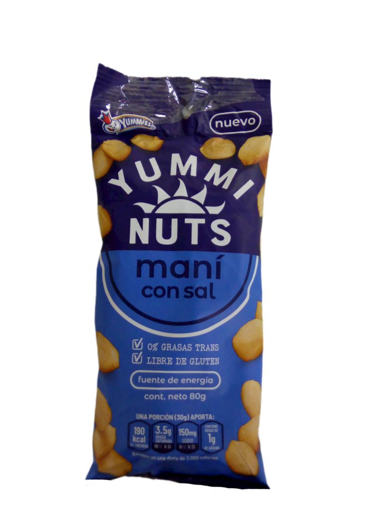 MANI CON SAL YUMMIES 80 GR | Supermercado El Éxito