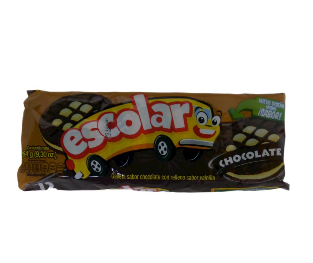 GALLETA ESCOLAR CHOCOLATE 12 U | Supermercado El Éxito