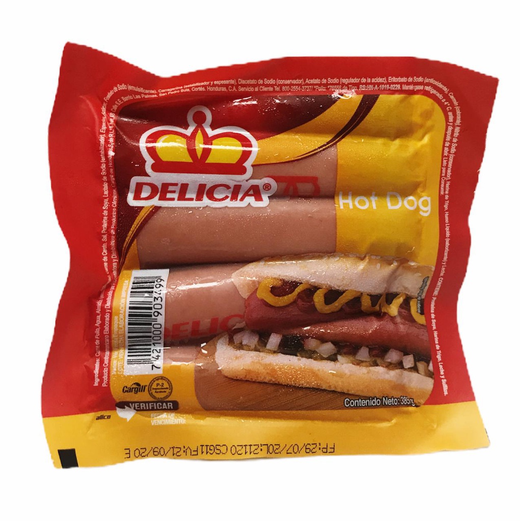 HOT DOG 15 OZ DELICIA | Supermercado El Éxito