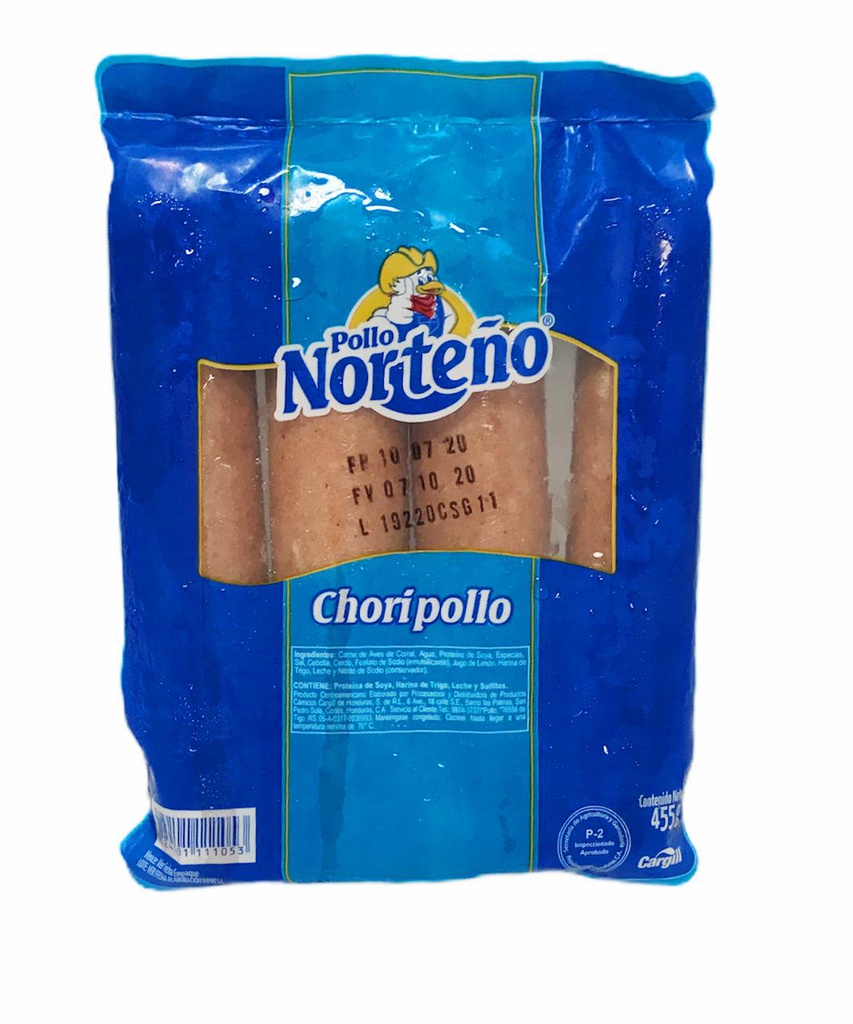 CHORIPOLLO NORTEÑO 455 G. | Supermercado El Éxito