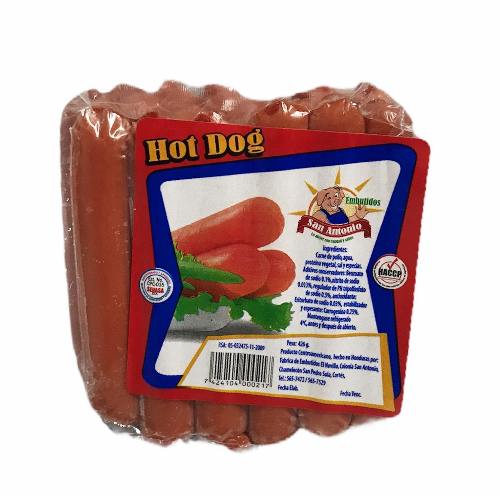 HOT DOG SAN ANTONIO 426G | Supermercado El Éxito