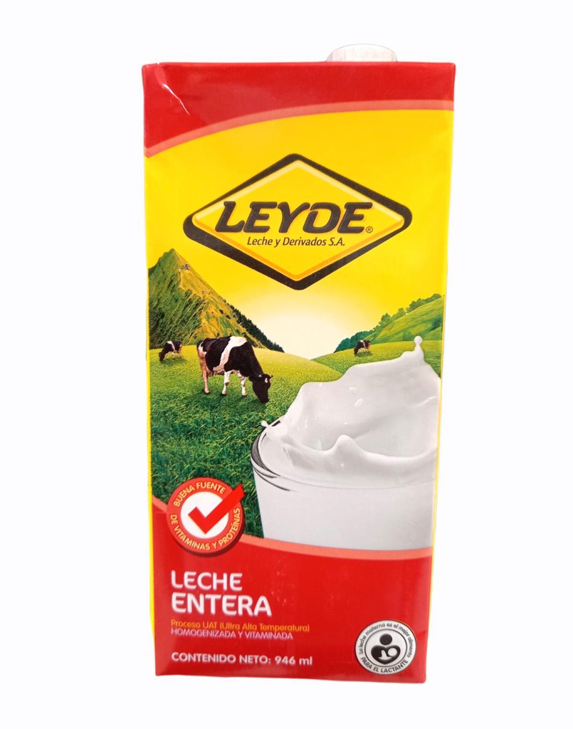 LECHE ENTERA LEYDE UAT 946ML | Supermercado El Éxito